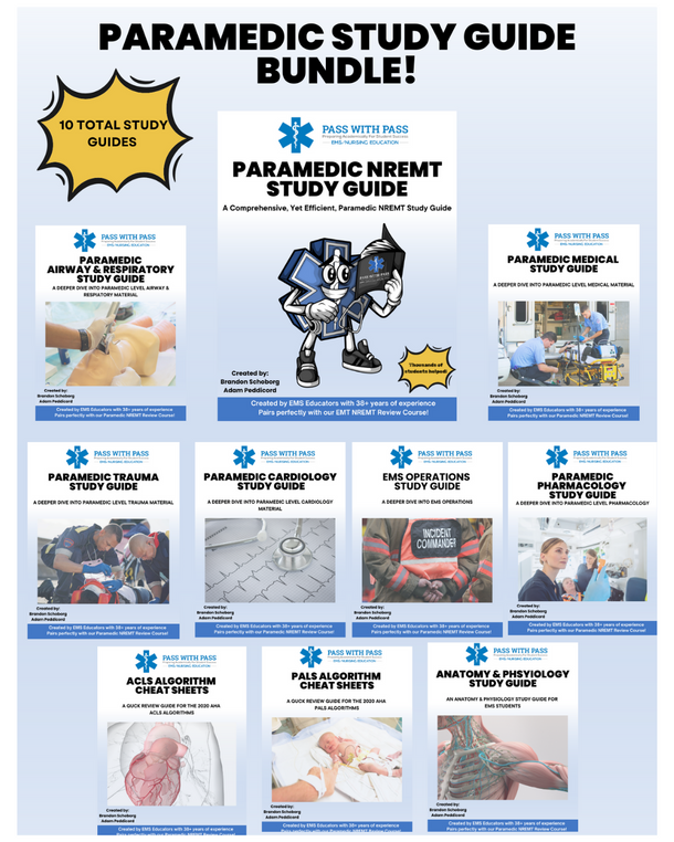 Paramedic Study Guide Bundle – Pass with PASS, LLC